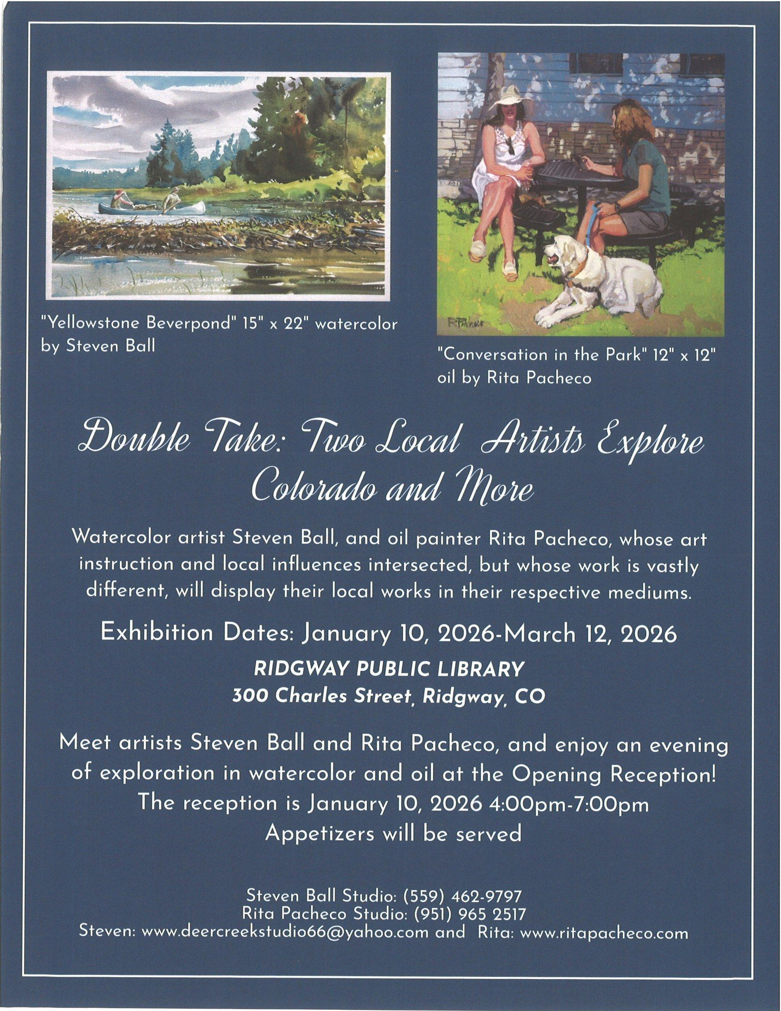 Ridgway Library Art Show Opening Reception